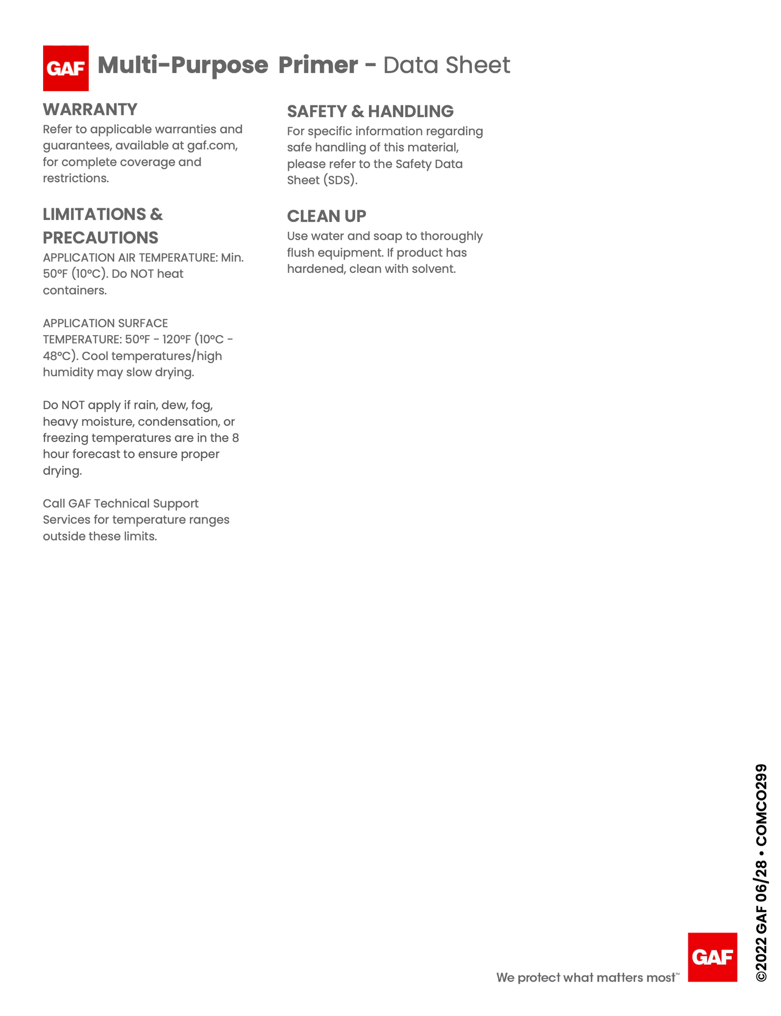 GAF Multi Purpose Primer (A + B) Kit — Atlantic Green Supply