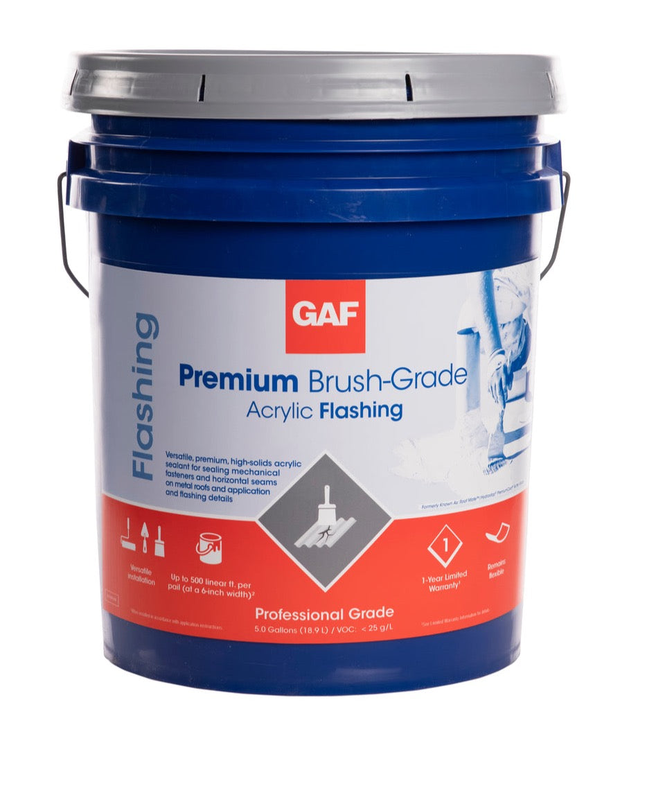 GAF Premium Brush-Grade Acrylic Flashing (Formally HydroStop® ButterGr ...